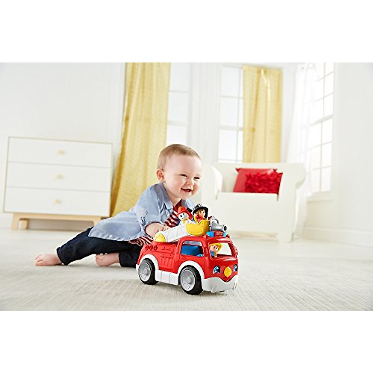 Fisher-Price Little People Lift 'n Lower Fire Truck