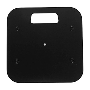 Rockville Top+Bottom Black Totem Plates to Make RTP32W/RTP82W Stands