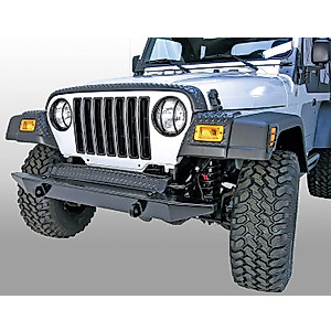 Rugged Ridge 11650.20 Body Armor Kit, Front, Fender Guards; 97-06 Jeep Wrangler TJ , Black