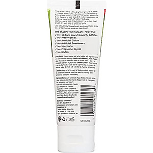 Jason Powersmile Whitening Fluoride-Free Toothpaste, Powerful Peppermint, Travel Size, 3 Oz