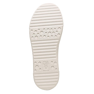 BZees Womens March On Moc Slip-on Loafer, White, 7.5 US