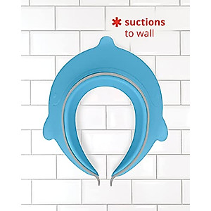 Skip Hop Baby Shower Cap Shield, Moby Bath Visor for Kids, Blue