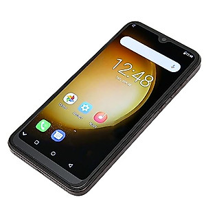 Yunseity Unlocked Smartphone, S23+ Ultra 6.26 Inch FHD Screen Ultra Thin Smartphone 4GB RAM 64GB ROM, 5MP+8MP Cameras, MTK6580A CPU Face Recognition Cellphone for Android 10.1 (Black)