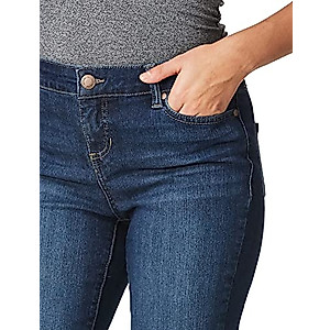 Bandolino womens Petite Mandie Signature Fit 5 Pocket Jeans, Greenwich, 8 Petite US