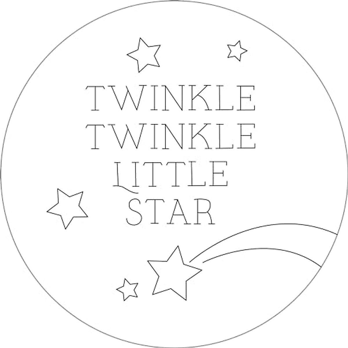 Nursery Embroidery Pattern Transfers (set of 10 hoop designs!)