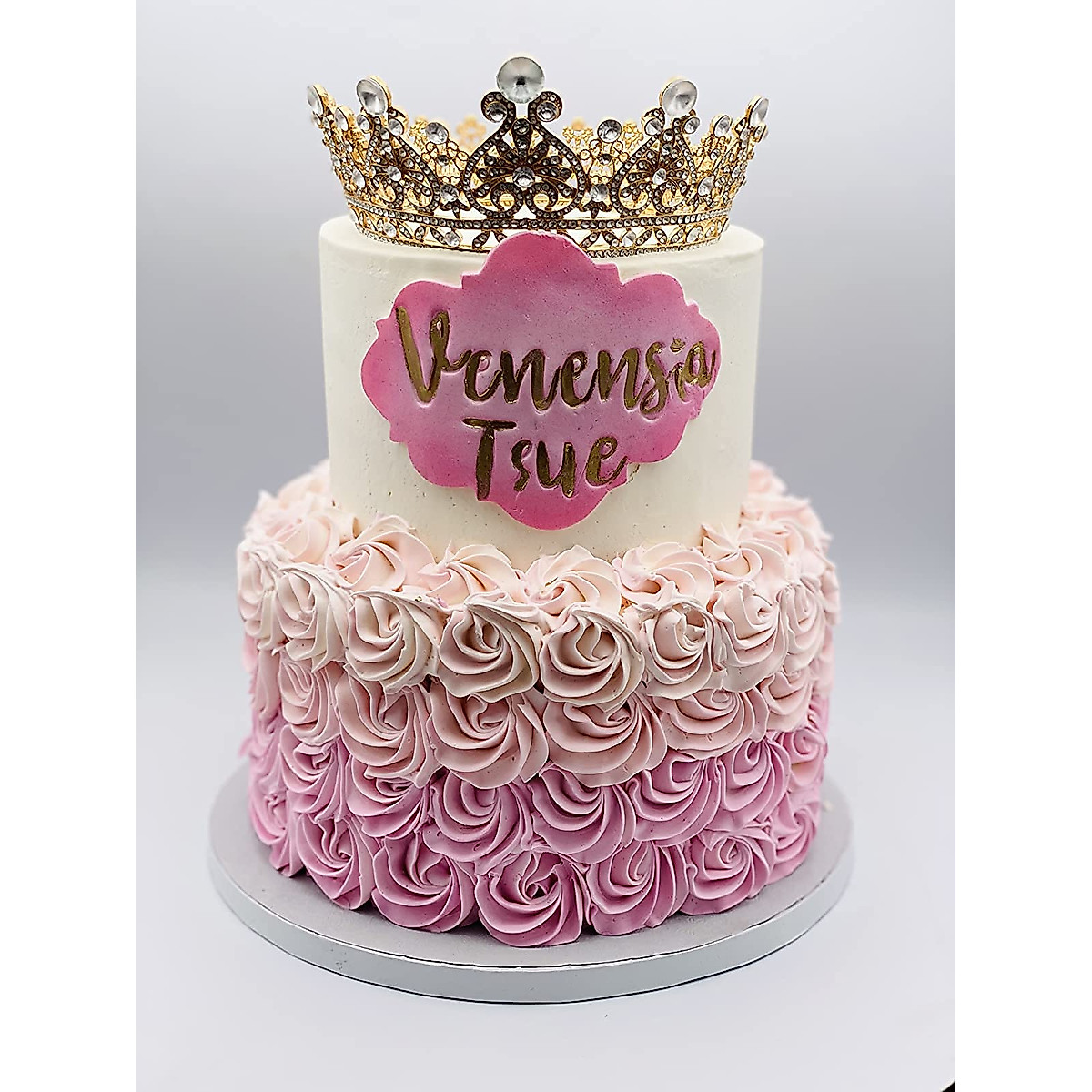 COCIDE Gold Crown and Tiara for Women Crystal Queen Crowns for Girls Rhinestones Princess Headband Luxury Full Round Hair Accessories Jewelry for Wedding Prom Bridal Party Halloween Costume (GOLD)