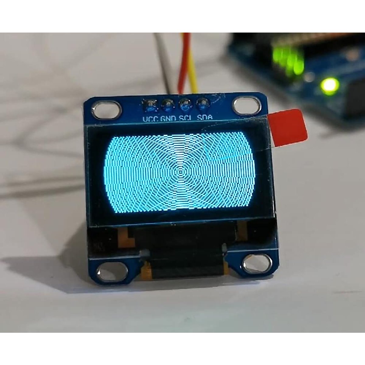 DIYmall 1.3" OLED Display Module I2C IIC Serial 128X64 SH1106 LCD Blue Light Screen for Arduino Raspberry Pi 51 MSP420 STIM32 SCR ESP32