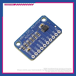 OCESTORE 2pcs ADS1115 Development Board Module 16 Bits 4 Channel Bits ADC PGA Converter with Programmable Gain Amplifier ADS1115 Development Board Module