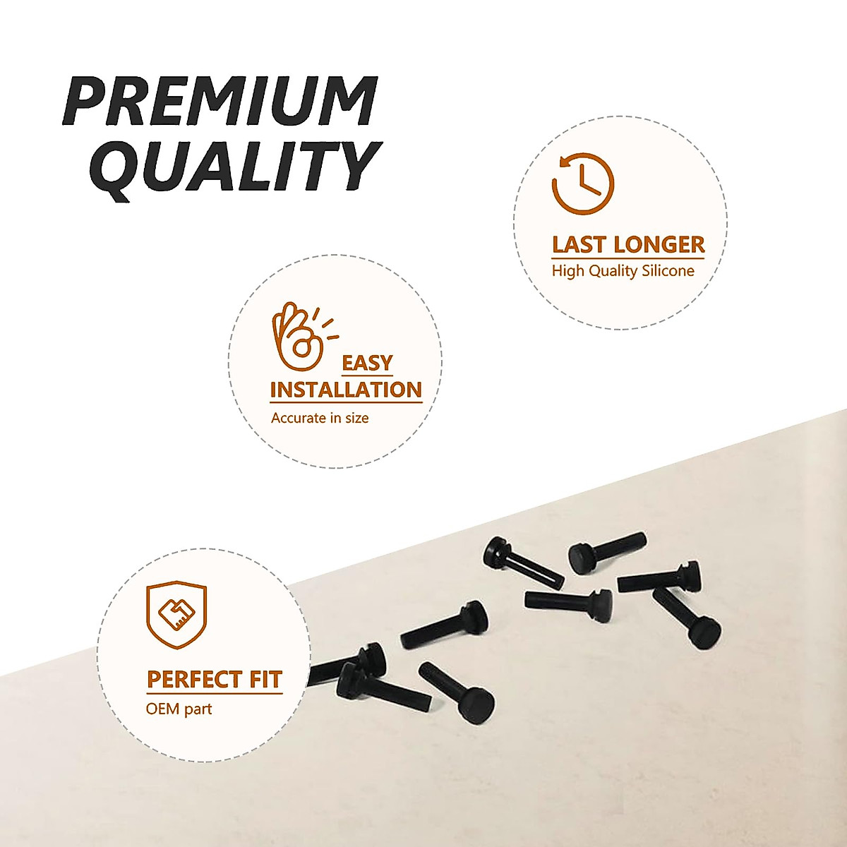 10Pcs WB02X24790 Stove Grate Rubber Feet Gas Stove Grate Bumpers Stove Top Range Grate Foot Rubber Pads Grate Bumpers Stove Grate Replacement Parts