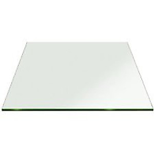 12" x 24" Tempered Glass Shelf 3/16" Thick