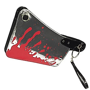 Chrome Bloody Cleaver Clutch Purse Kreepsville Horror Refelective Handbag