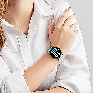 XFYELE Nylon Watch Band Compatible with Samsung Galaxy Watch 7/6/5/4/FE 40mm 44mm/Watch 6 Classic 43mm 47mm/Watch 5 Pro 45mm/Watch 4 Classic 42mm 46mm, 20mm Quick Release Replacement Sport Strap