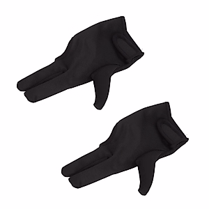 2Pcs 3 Finger Barber Glove, Insulated Hair Styling Heat Protector Glove for Hairdressing Tools