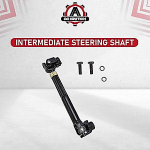 Intermediate Steering Shaft with U Joint Coupler - Compatible with Ford F-150 2004-2008 and Lincoln Mark LT 2006-2008 - Replaces 8L3Z-3B676-B, 4L3Z3B676DA, 7L3Z3B676A - Lower Column Joints
