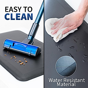 VIVO Anti-Fatigue 28 x 17 inch Comfort Mat for Standing Desks, Sit Stand Ergonomic Foot Support, MAT-F-V28D