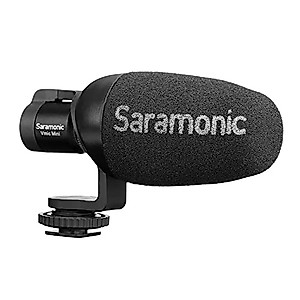 Panasonic LUMIX G7 Mirrorless Camera with 14-42mm f/3.5-5.6 Lens (Black) Bundle with Saramonic Vmic Mini Ultracompact Camera-Mountable Shotgun Microphone (2 Items)