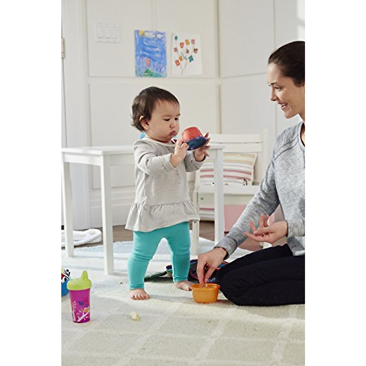 Take & Toss Toddler Bowls with Lids - 8 oz, 12 Pack