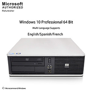 HP Small Form Factor Desktop PC Computer Package, Intel Quad Core i5 up to 3.4GHz, 8G DDR3, 1T, DVD, VGA, DP, 20 Inch LCD Monitor(Brands May Vary), Keyboard, Mouse, Windows 10 Pro 64 Bit (Renewed)