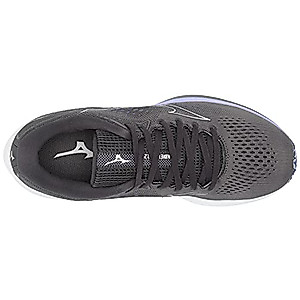 Mizuno Women's Wave Rider 25 | neutral Support Running Shoe |Eco Friendly Materials | Blackened Pearl | US 8.5