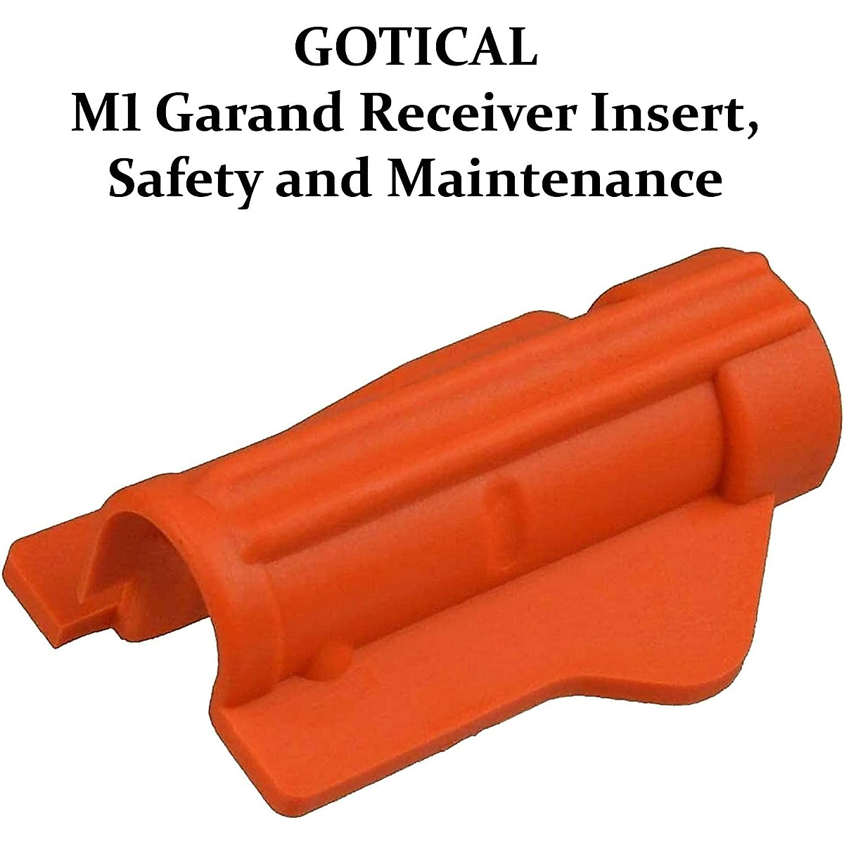 GOTICAL Combo of 5 Items - M1 Garand Receiver Insert, Cleaning Kit, Gun Cleaning Patches, Cotton Swabs, & Wrench, Safety and Maintenance, Durable Material