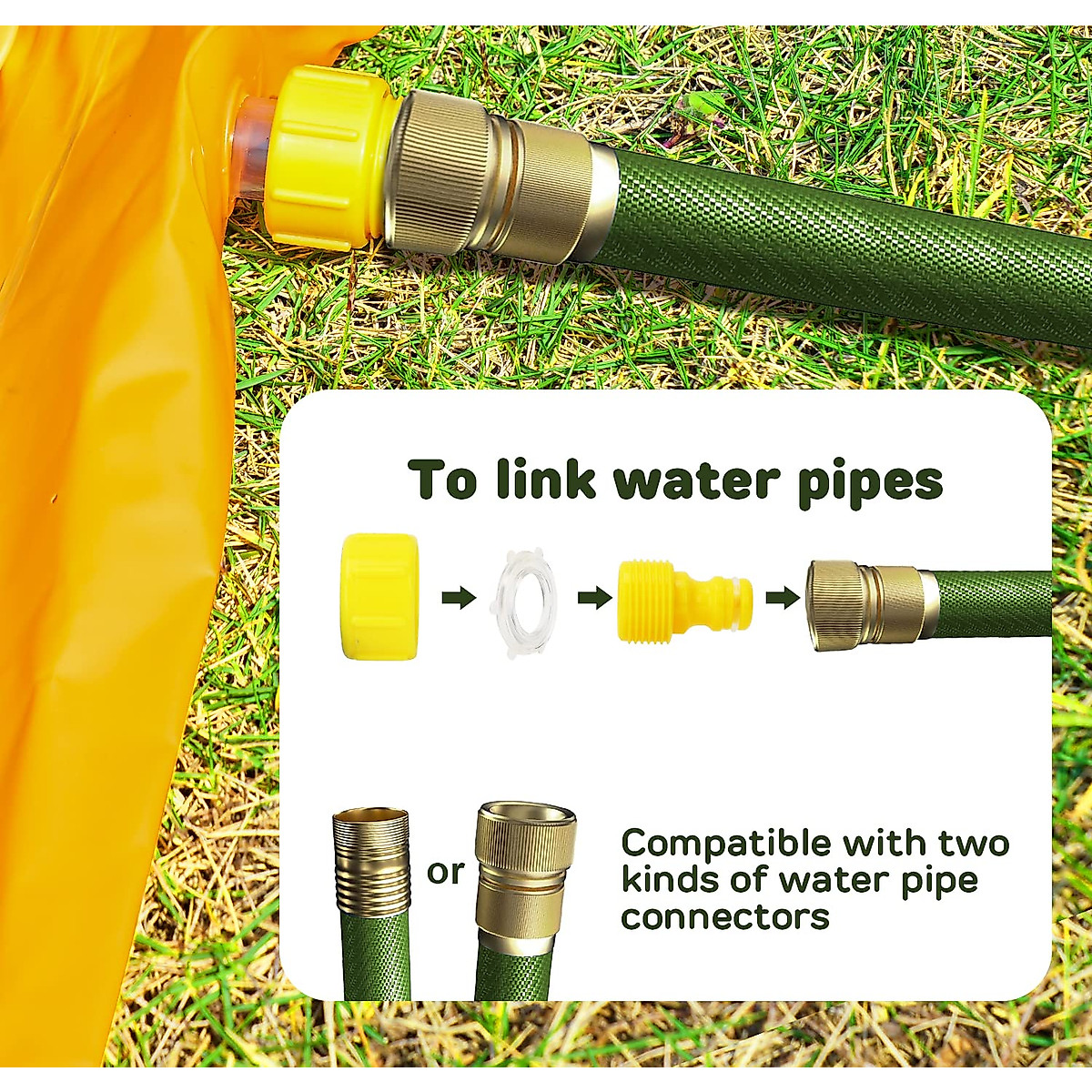 TOY Life Duck Water Slide, Slip Slide, Waterslide, Water Slides for Kids Backyard, Slip N Slide, Water Slide Adult, Shark Themed Slip and Slides for Kids Backyard, Waterslide for Kids