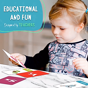 merka Toddler Flash Cards Alphabet, Double-sided Flash Cards for Toddlers 1-4 Years, Set of 64 Letters, Colors, Shapes and Numbers, Learning Toy Educational Preschool Toddler Flashcards