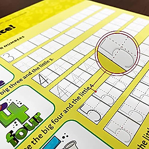 EPCQUYIN 2 PC 11" X 8" Magic Practice Copybook Reusable Writing Practice Book Alphabet & Math Calligraphy Set Kids Early Education Materials English Handwriting Workbook with Pens