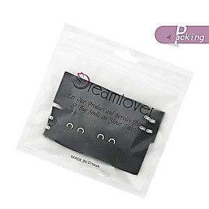 Dreamlover Elastic Bands for Wig, Adjustable Wig Strap to Secure Wig, Wig Band with Hooks for Sewing, 4 Sets