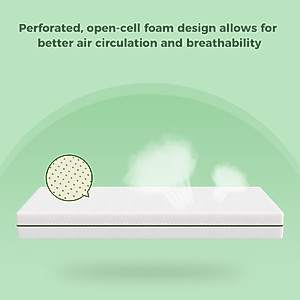 Dourxi Crib Mattress, Dual-Sided Comfort Baby and Toddler Mattress with Cool Gel Memory Foam and Removable Cover, Fits Standard Size Cribs and Toddler Bed, 52x27.5x5.5 inches