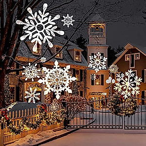 Xhaus 8 Pcs Replacement Theme Slides for Halloween Christmas Projector Lights, Not Include Projector