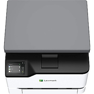 Lexmark MC3224dwe Color Multifunction Laser Printer with Print, Copy, Scan, and Wireless Capabilities, Two-Sided Printing with Full-Spectrum Security and Prints Up to 24 ppm (40N9040), White, Gray