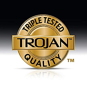Trojan Ultra Ribbed Ecstasy Lubricated Condoms - 26 Count