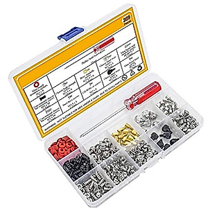 LL-AA 300Pcs Personal Computer Screw Standoffs Set Assortment Kit with a Screwdriver for Hard Drive Computer Case Motherboard Fan Powe AA-LL (Color : As Shown, Size : M3)
