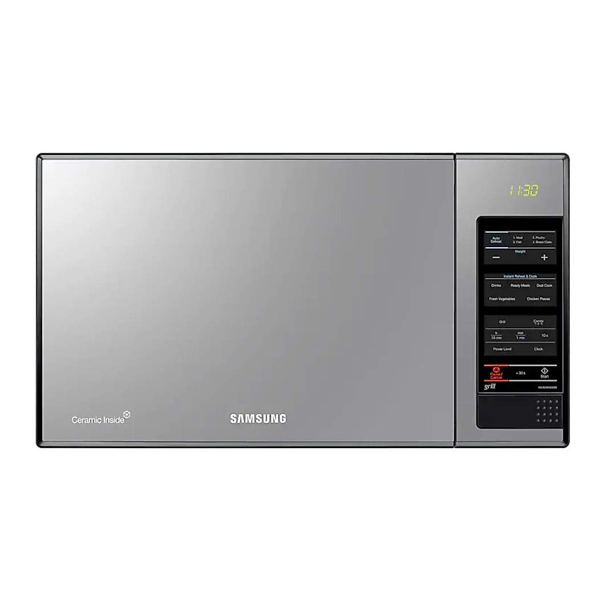 Samsung MG402MADXBB 40-Liter 1500-Watt Grill Microwave Oven, 220V (Not for USA-European Cord), Silver