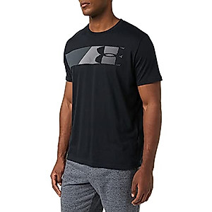 Under Armour Men's Fast Left Chest 2.0 Short-Sleeve T-Shirt, Black (001)/Black, 4X-Large Tall