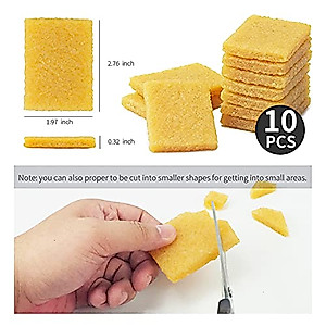 10 PCS 2 x 2.75 Inch Abrasive Belt Cleaner Sanding Belt Rubber Eraser for Cleaning Sandpaper, Sander Belt, Shoe, Skateboard