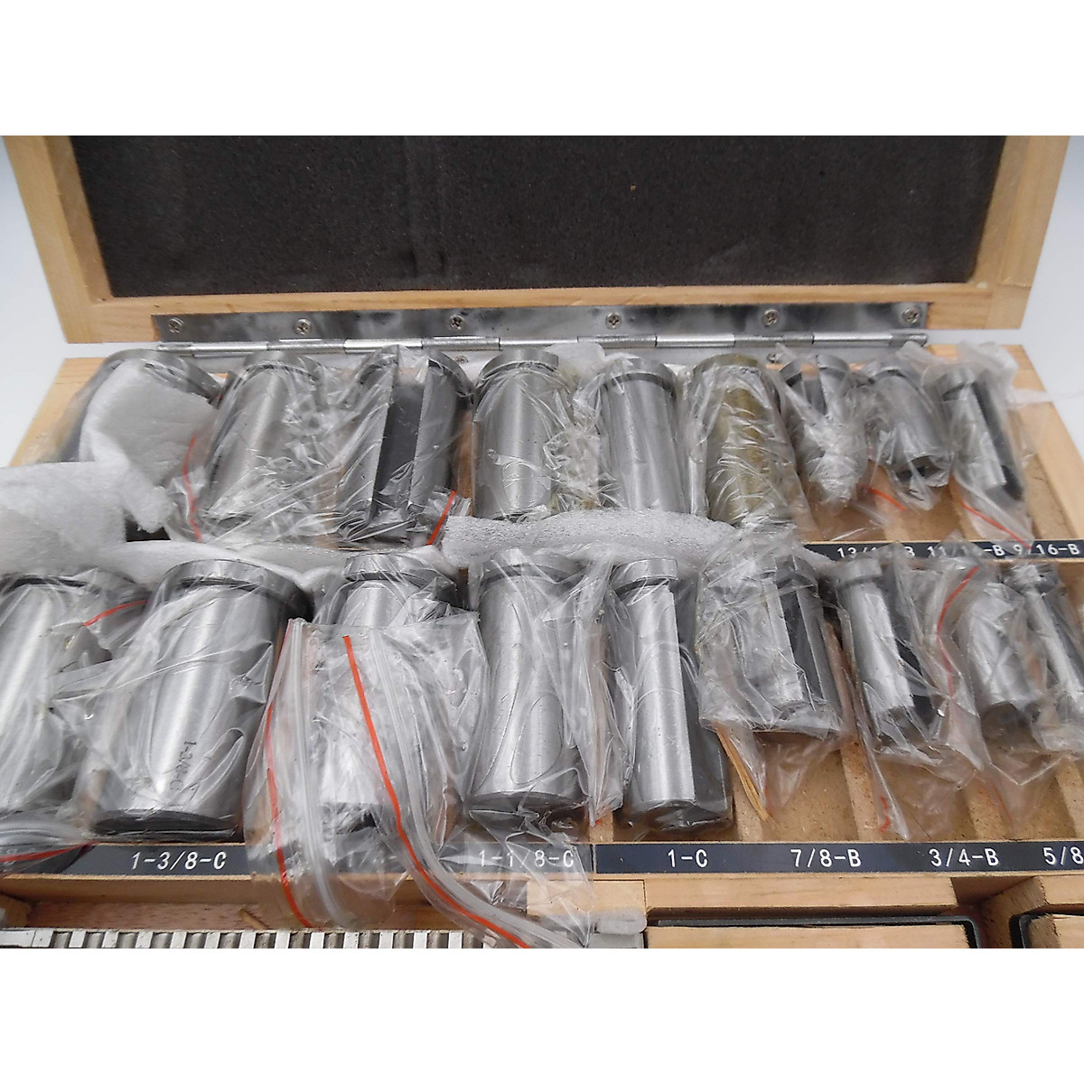 Keyway Broach Sets 30Pcs HSS Inch Industrial Tools for Lathe, B -1/8", B - 3/16", C - 1/4", C - 3/8", C - 5/16" Teeth Keyway Size