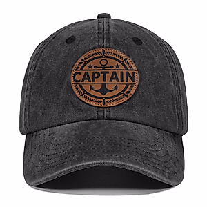 Rybicag Captain Hat for Men Women,Cool Boat Gifts for Boat Owners,Boating Gifts Accessories for Dad