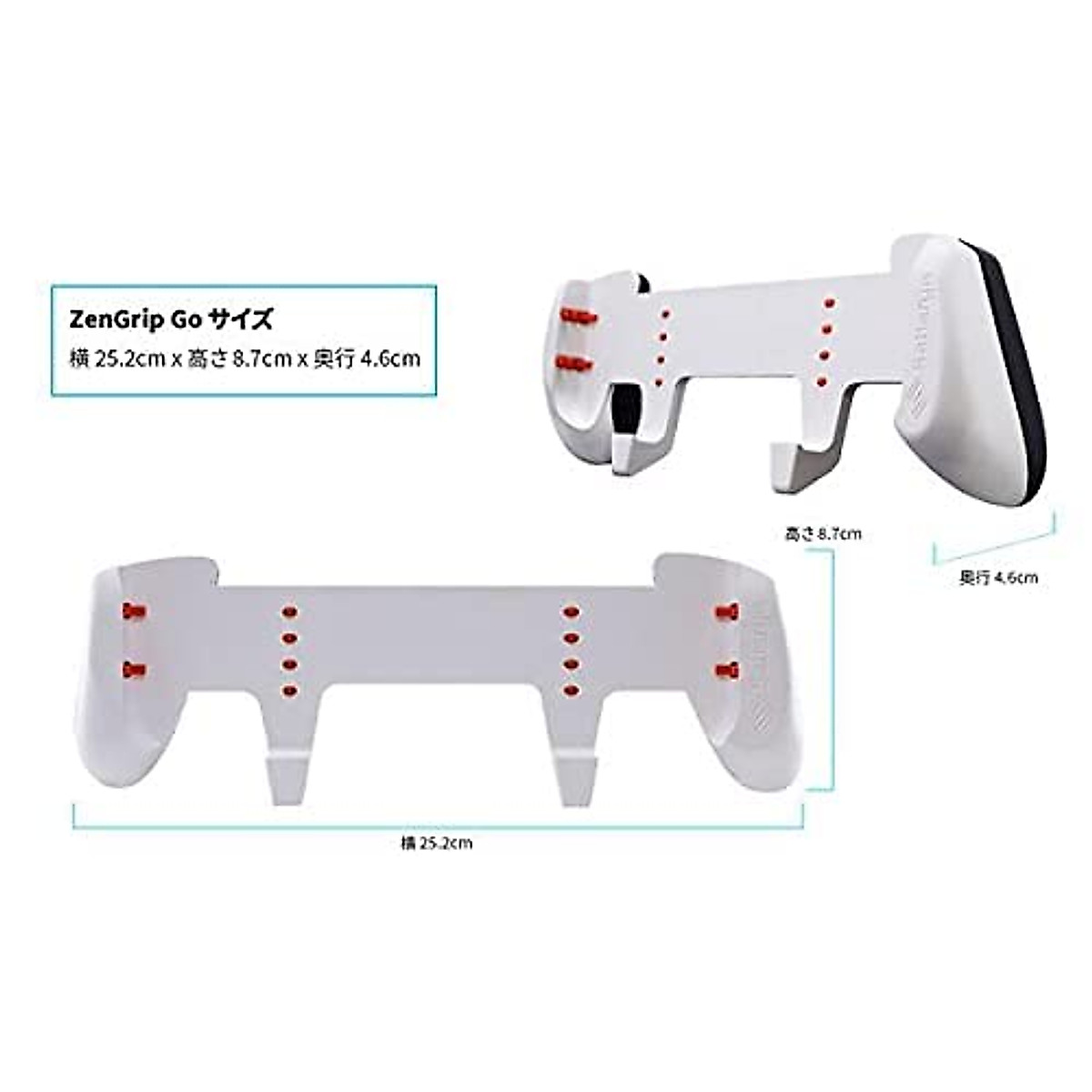 Satisfye - ZenGrip Go (Lite), Accessories Compatible with Nintendo Switch Lite - Comfortable & Ergonomic Grip, Joy Con & Switch Control. #1 Switch Accessories for Gamers Bonus: 2 Thumbsticks