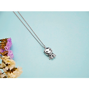 MEIDERBO Cow Urn Necklace for Ashes 925 Sterling Silver Cow Keepsake Cremation Cow Pendant Memory Jewelry Cow Gifts for Women Girls