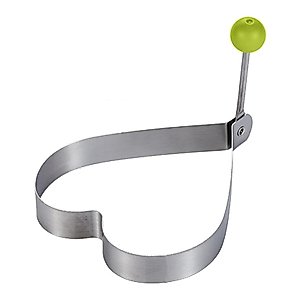 Fried Egg Mold, Stainless Steel Heart Shape Egg Shaper Pancake Mold Ring, Creative Star Shape Omelette Ring Cooking Tools Hearts