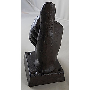 Cast Iron Thumbs Up Themed Wall Mounted Hook