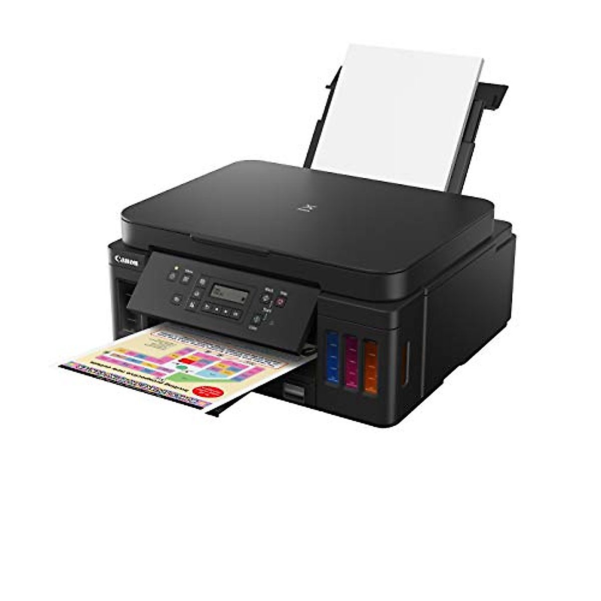 Canon PIXMA G6020 All-in-One Supertank Wireless (Megatank) Printer, Copier and Scan with Mobile Printing, Black, Works with Alexa