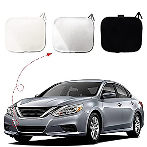 CZShiYue Front Bumper Tow Hook Cover Towing Eye Cap Fit for Nissan Altima 2016 2017 2018 622A09HS0A (Silver, Right Passenger Side)