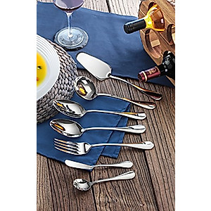Artaste 18/10 Stainless Steel Elegant Serving & Hostess Flatware Sets (7-Piece Hostess Set)