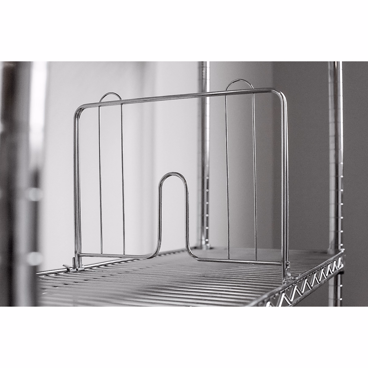 Omega Products Corporation 12" Wide Chrome Wire Shelf Divider