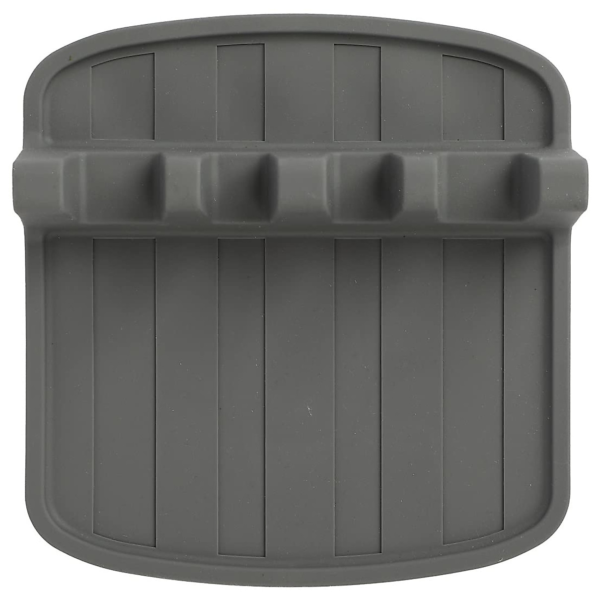 Lily's Home Large Silicone Spoon Rest for Stove Top with Drip Pad, Kitchen Utensil Spoon Holder for Grill Utensils, Spatula, Tongs, Ladles, BPA-Free & Heat Resistant