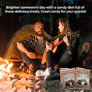 Zachary Old Fashioned Vanilla Creme Drops, Pack of 3 (6.5 oz each) - Old Fashioned Chocolate, Nostalgia, Vintage Chocolate, Holiday, Christmas Candy, Chocolate Drops, Zachary Chocolates - Comes in Munch Mania Packaging!