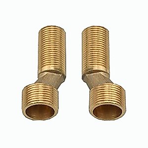 BiaoTeng Faucet Adapter for Bathroom Sink,Brass 1/2 to 3/4 Adapter,G1/2 to G3/4 Adapter,Faucet Adapter for Dishwasher,Gold B