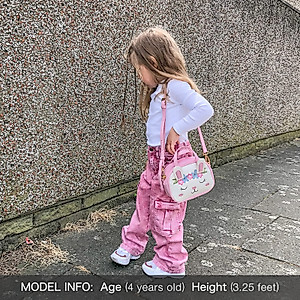 mibasies Toddler Purse for Little Girls Handbags Kids Age 3-8 Bunny purse